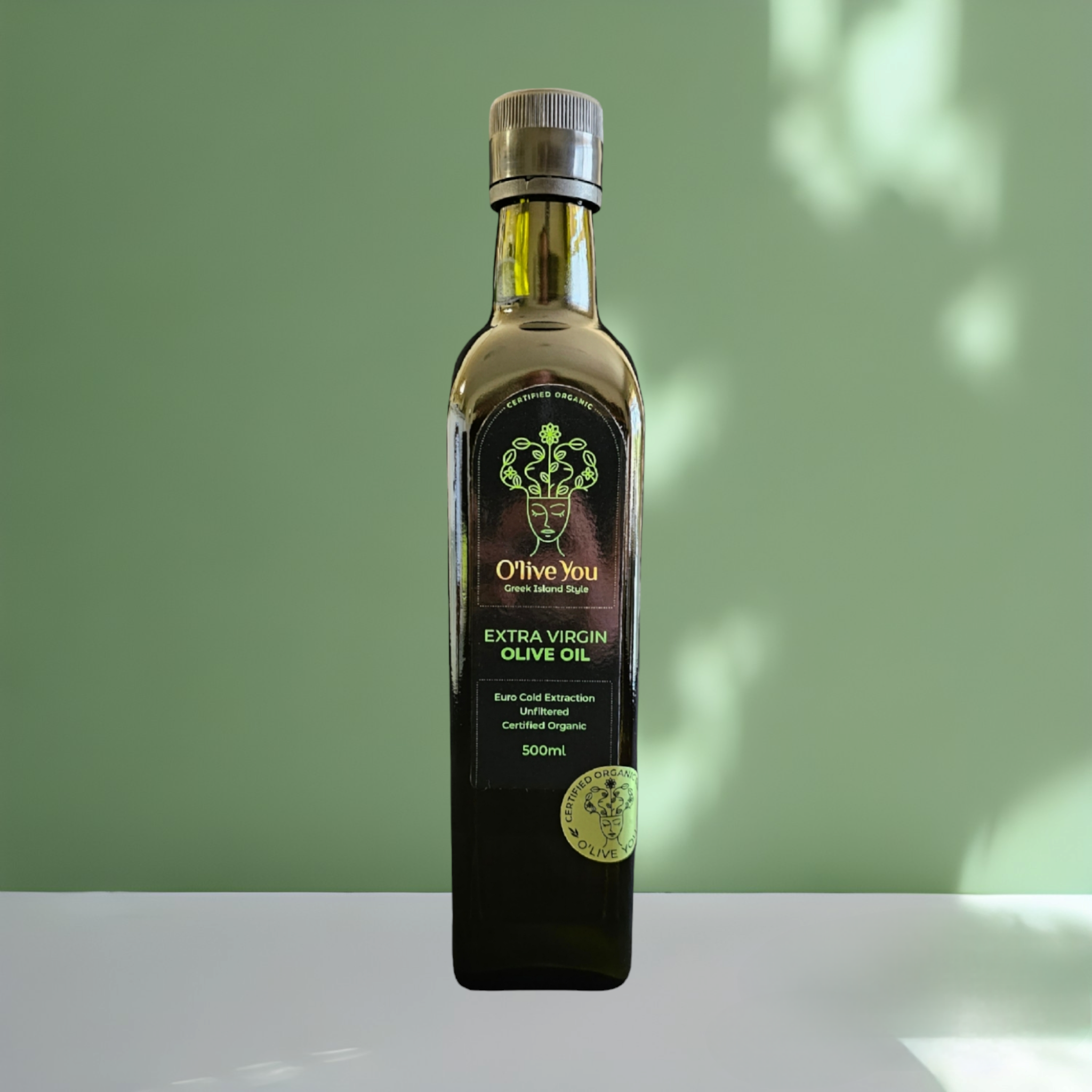 Koroneiki Certified Organic Extra Virgin Olive Oil 500ml - O'live You